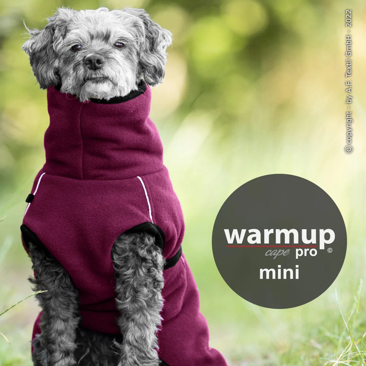 Hundemantel Warmup Cape Pro Mini – Rudelheld